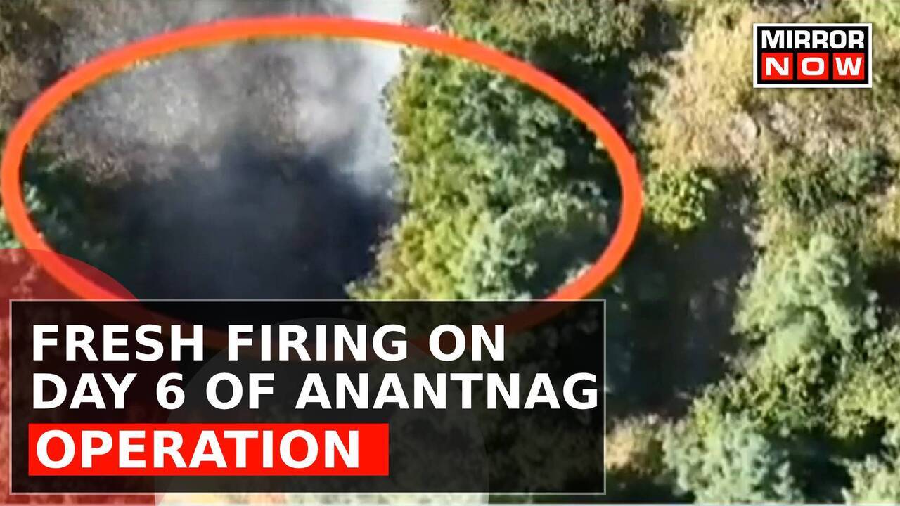Indian Army's Anantnag Anti Terror Operation Enters Day 6, Fresh Firing Reported In Valley ...
