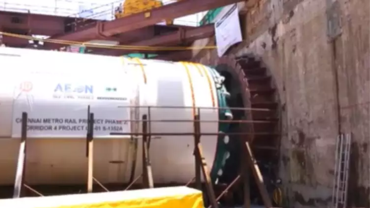 Chennai Metro Phase 2: Tunnelling Starts For 700-Metre Stretch At ...