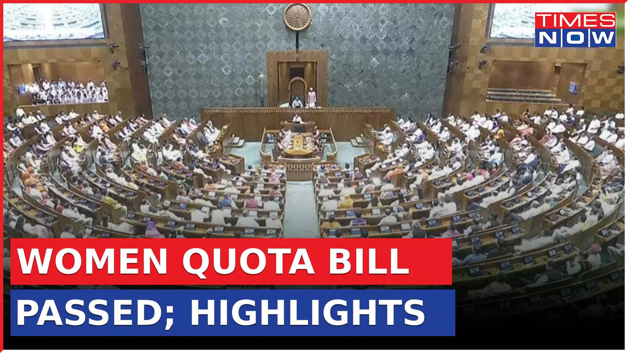 Women Reservation Bill Passed In Lok Sabha | Opposition Demands Immediate Implementation | Times Now