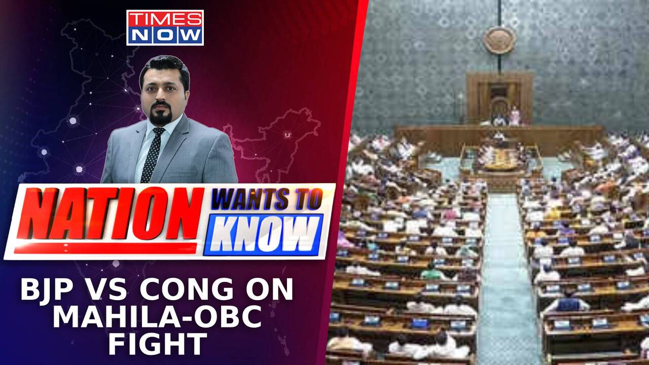 BJP Vs Cong Over Mahila-OBC Fight | Can Cong Counter With OBC Caveat ...