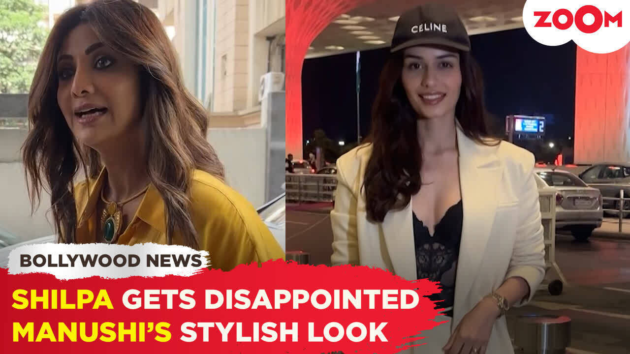 Shilpa Shetty's Elevator Frustration | Manushi Chhillar's Airport Style ...