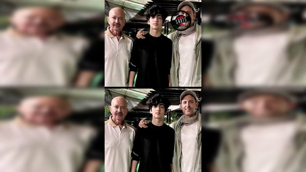 Hrithik Roshan shares a heartwarming photo featuring 3 generations of ...