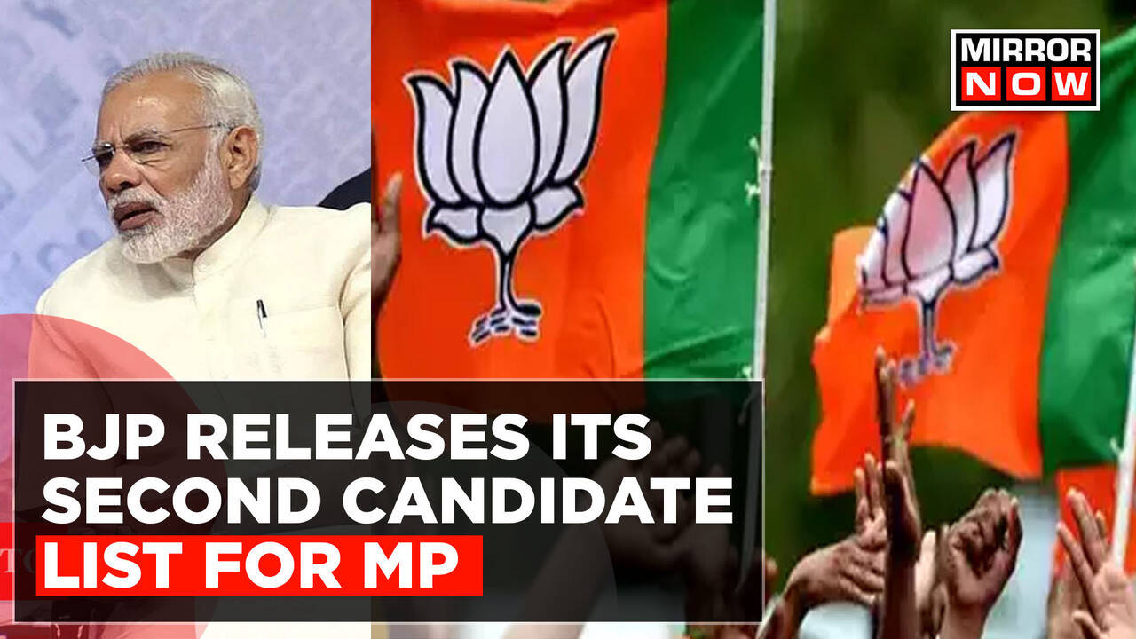 BJP Releases Its Second Candidate List | Key Faces Fielded | Madhya ...