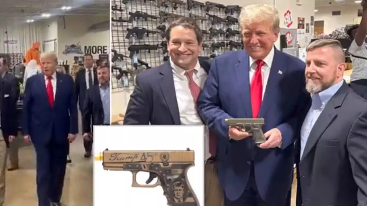No, Donald Trump Did Not Buy A Glock; He Just Posed And Wished For The ...