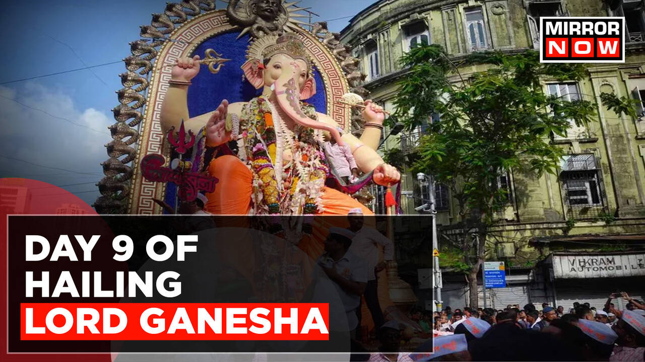 Day 9 Of Ganpati Festival; India Celebrates The Lord With Pomp & Fervor ...