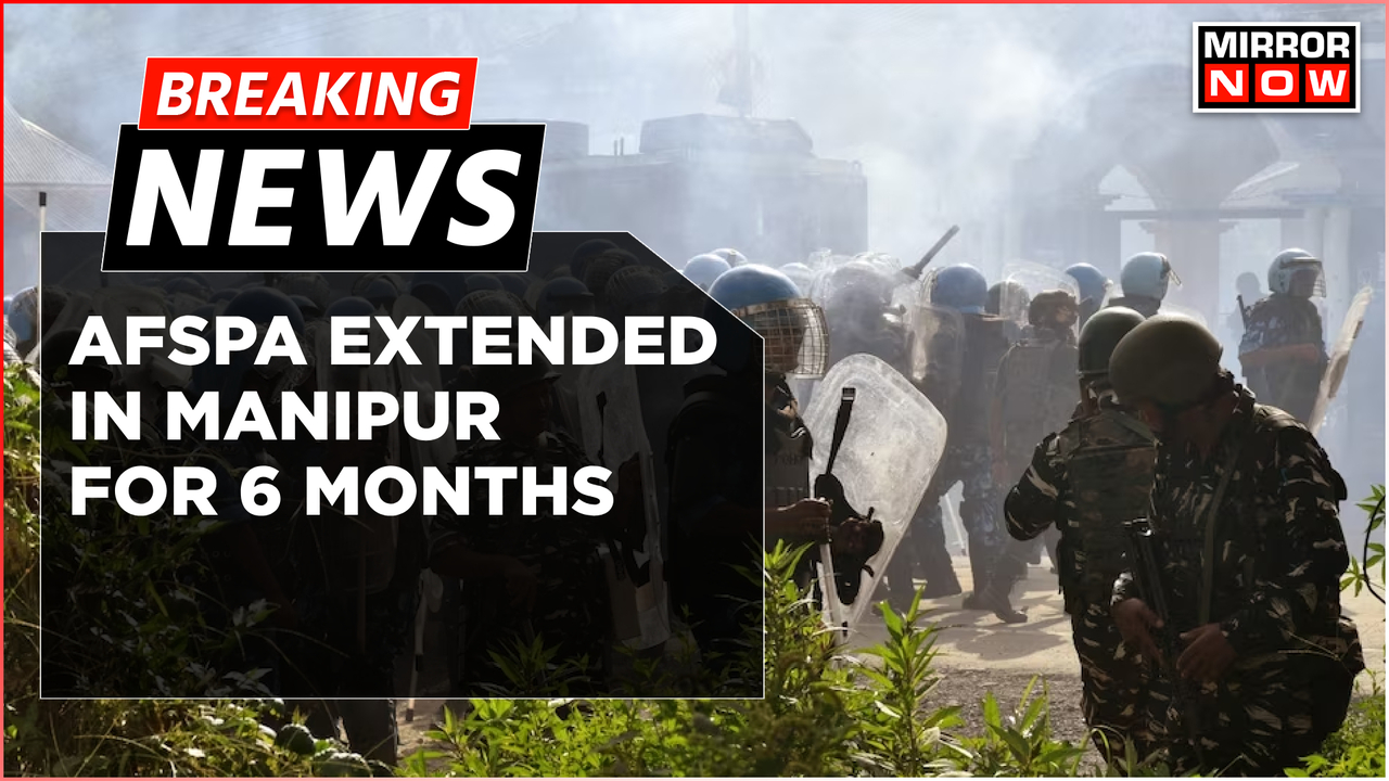 Breaking News | Manipur Declared 'Disturbed Area' Under AFSPA; Warrants ...