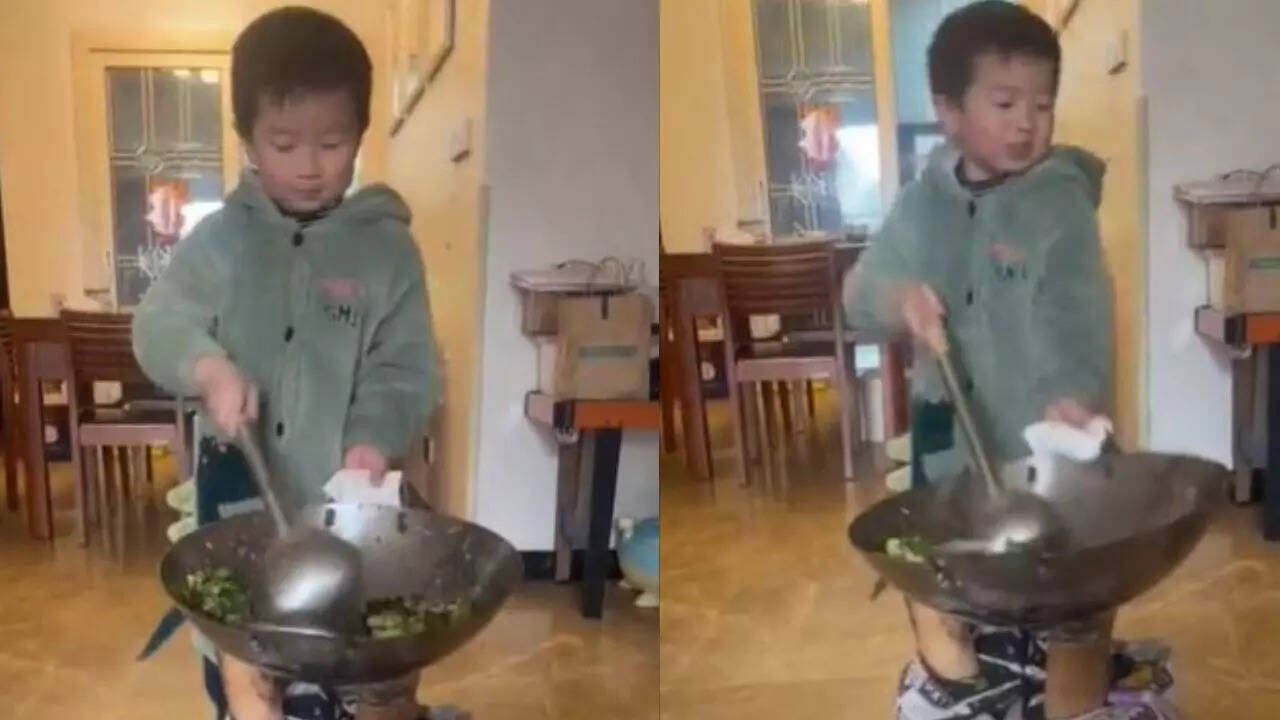 Chinese Toddler's Exceptional Cooking Skills Shocks Internet | Watch ...