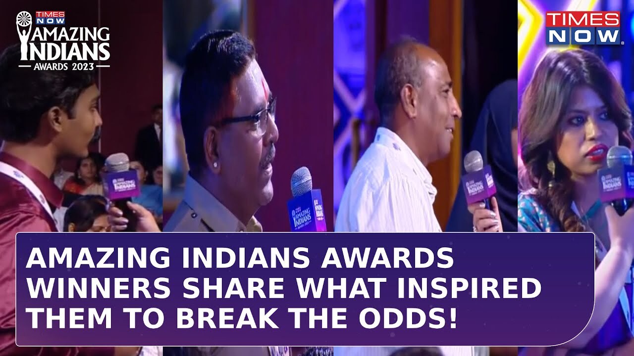 Times Now Amazing Indians Awards 2023 Winners Share Their Inspirational ...