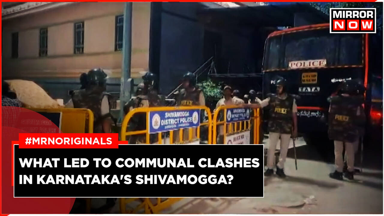 Communal Clashes in Karnataka | Section 144 Imposed In Shivamogga | BJP ...