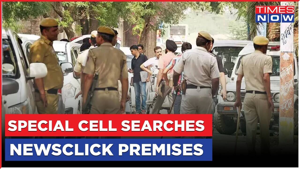 Breaking News: Special Cell Searches NewsClick Premises Over China ...
