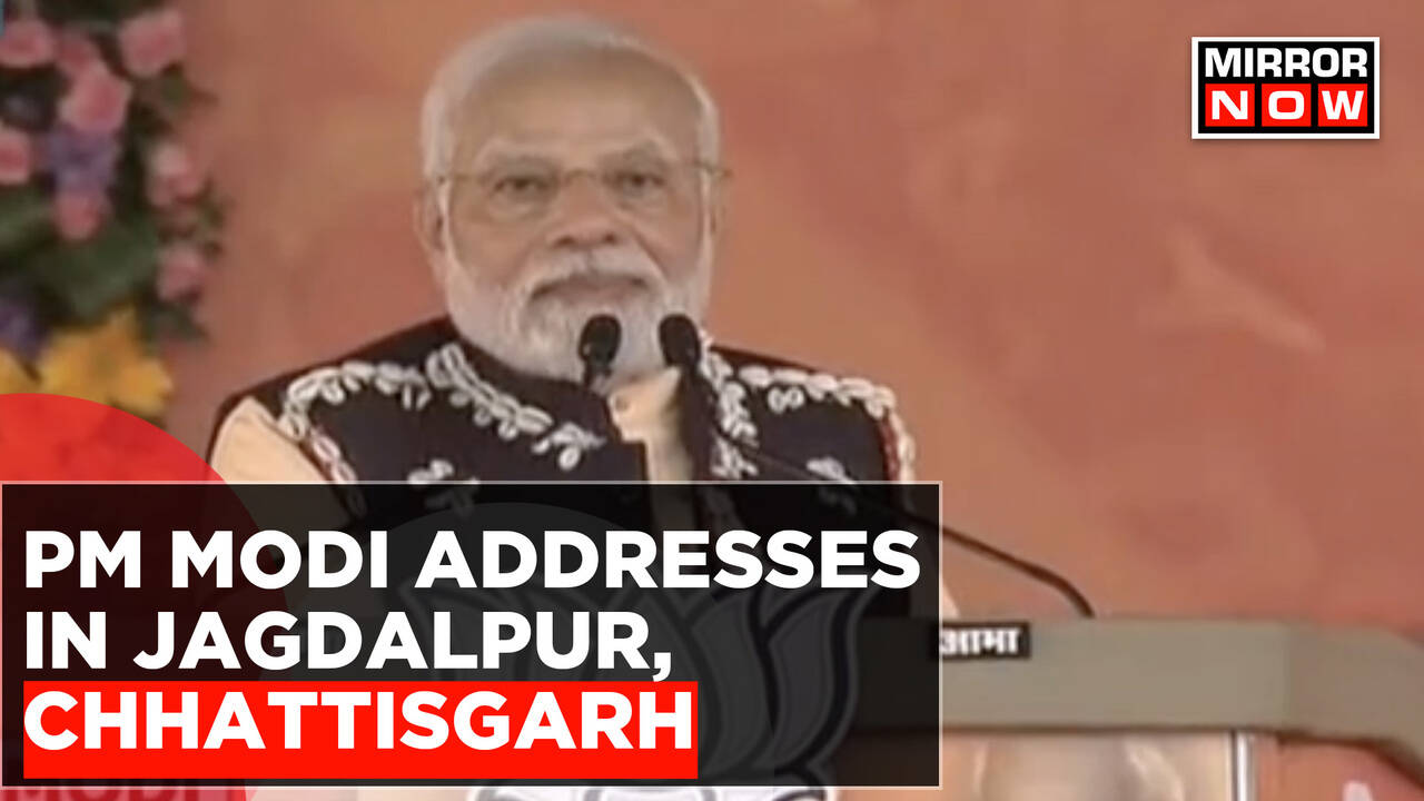 PM Modi Trains Guns At Congress Government While Addressing In ...