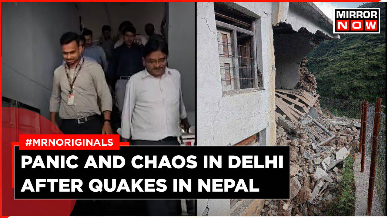 Delhi-NCR Residents Panic and Run Out of Buildings After Experiencing ...
