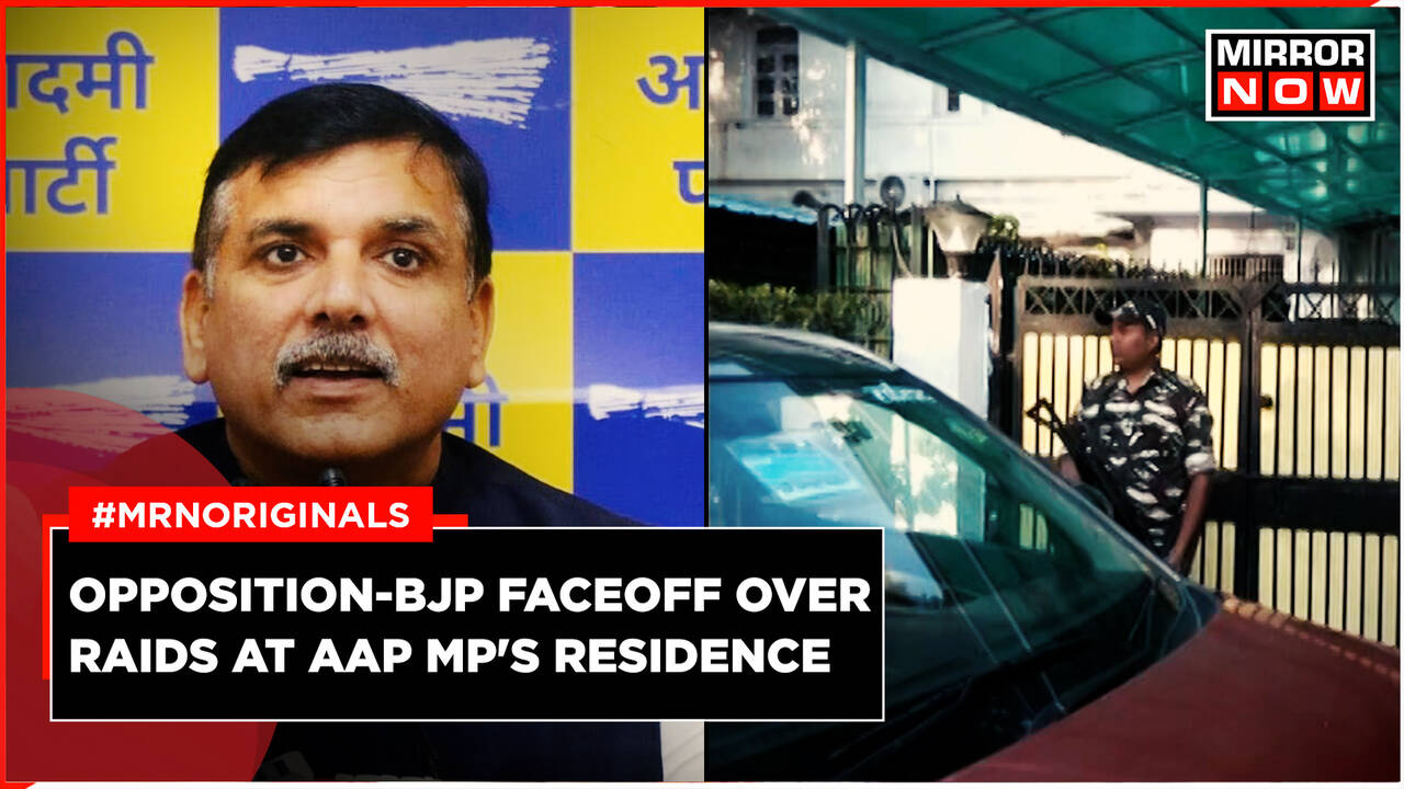 'INDIA' Attacks BJP Over ED Raid at AAP MP Sanjay Singh's Residence ...
