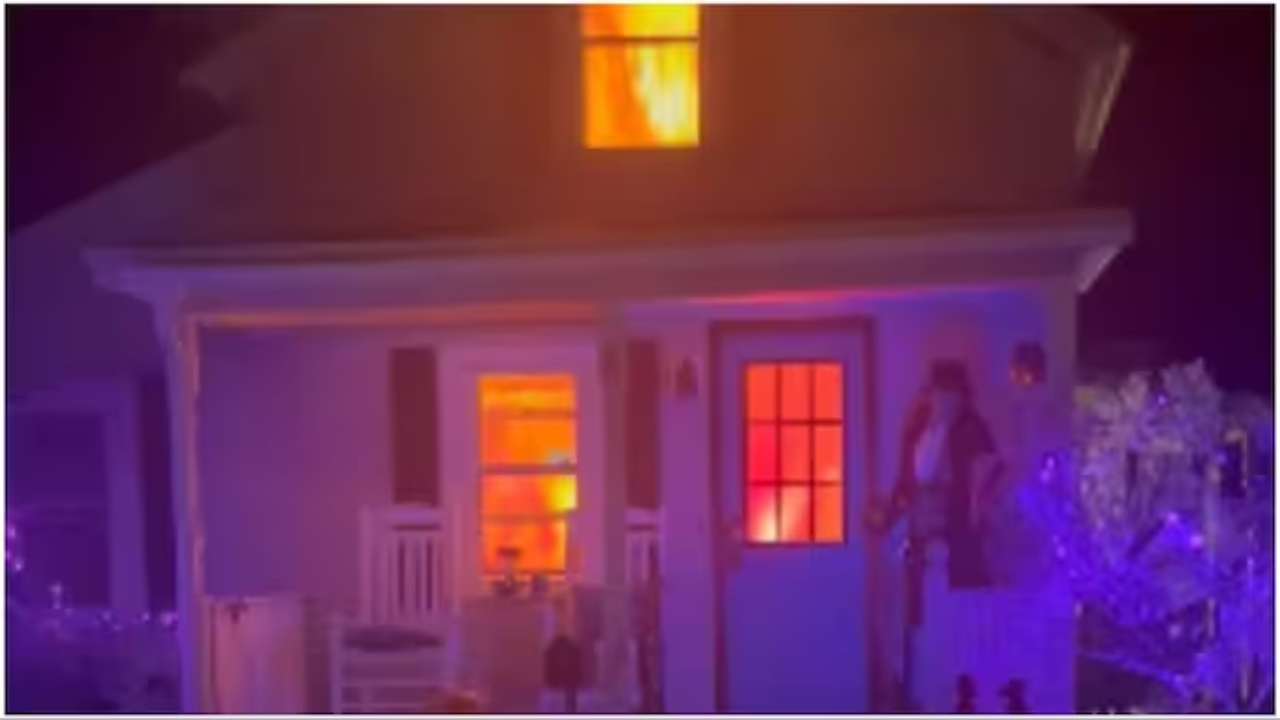 Watch: Firefighters Rush To Douse ‘Massive Fire’ in New York House ...