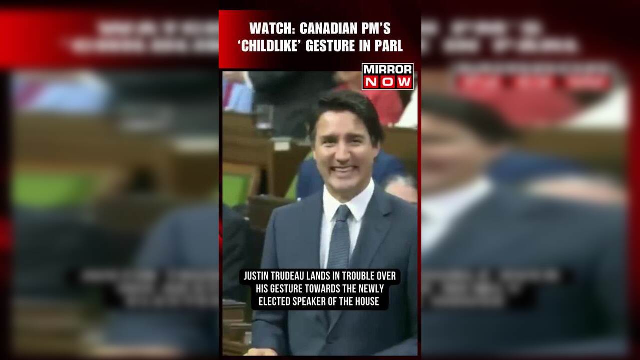 Watch: Justin Trudeau Sticks His Tongue Out, Winks at New Speaker in ...