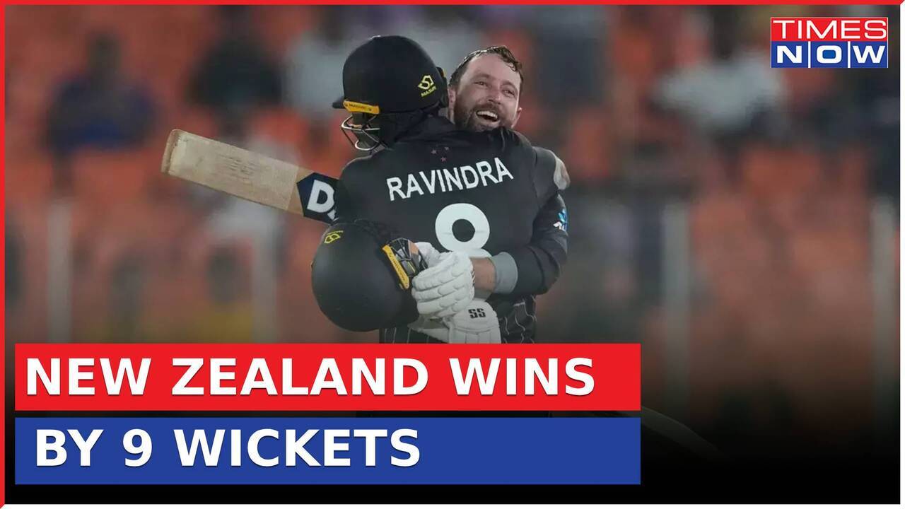 New Zealand's Conway And Rachin Shine In Stunning 9-Wicket Victory ...