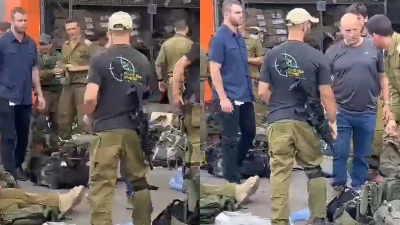 Former Israeli Prime Minister Naftali Bennett Joins Soldiers on the ...