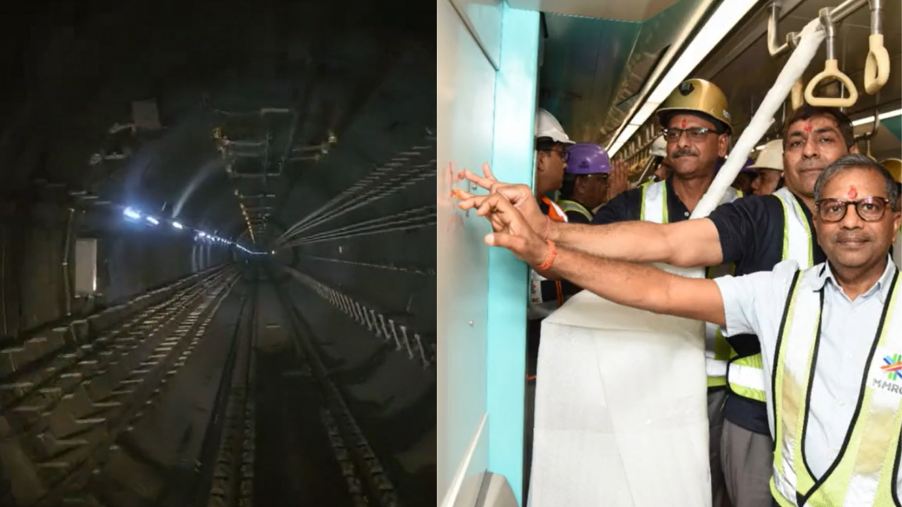 Mumbai's Underground Metro: Train Run Successfully Conducted Between ...
