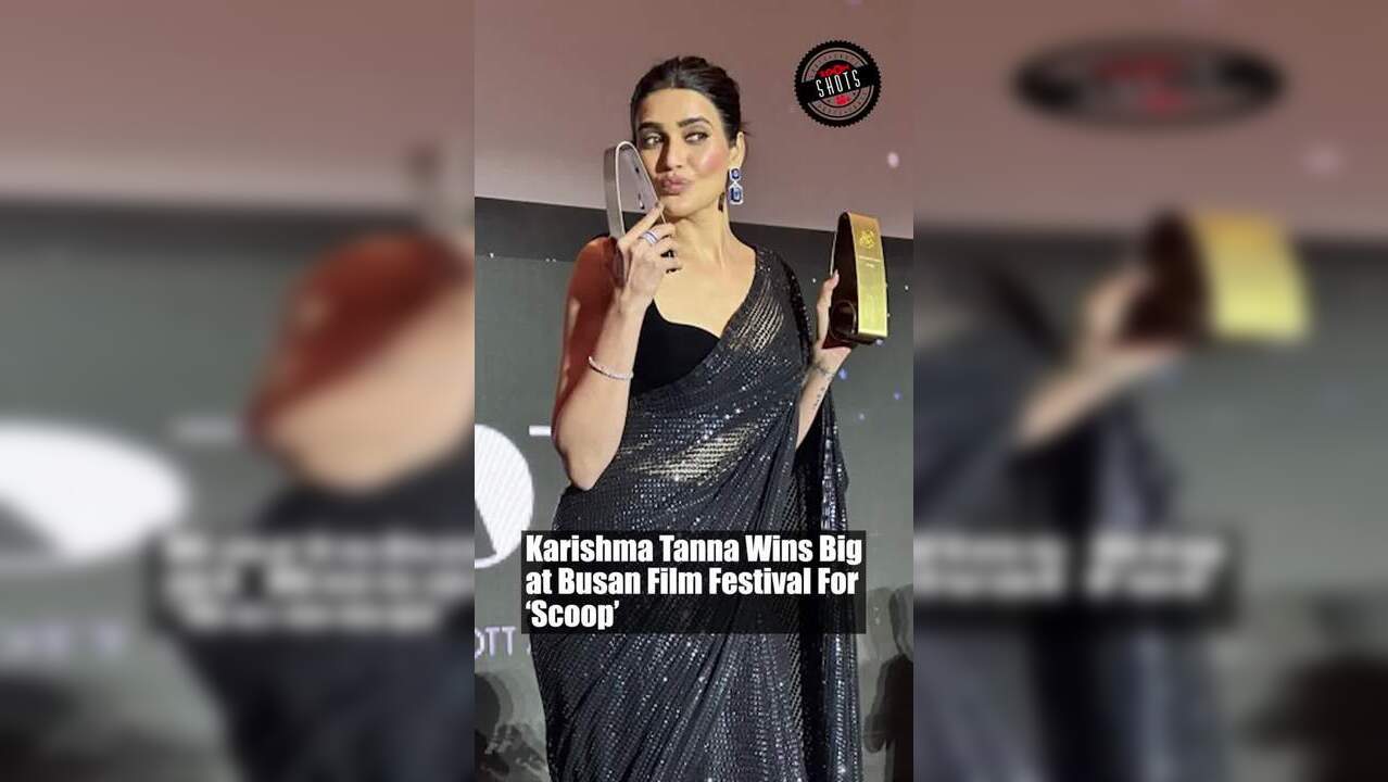Karishma Tanna Wins ‘best Lead Actress For Scoop At Busan Film