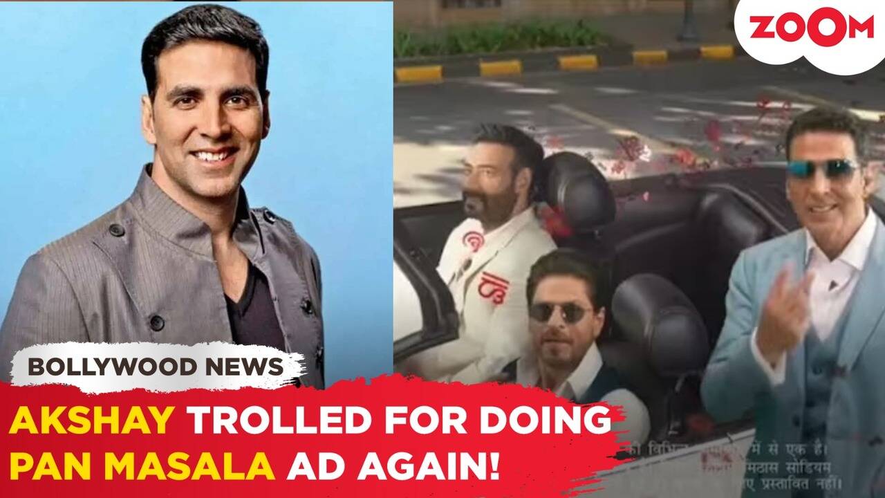 Akshay Kumar, Shah Rukh Khan & Ajay Devgn REUNITE Again for the Pan Masala Ad; Netizens React ...