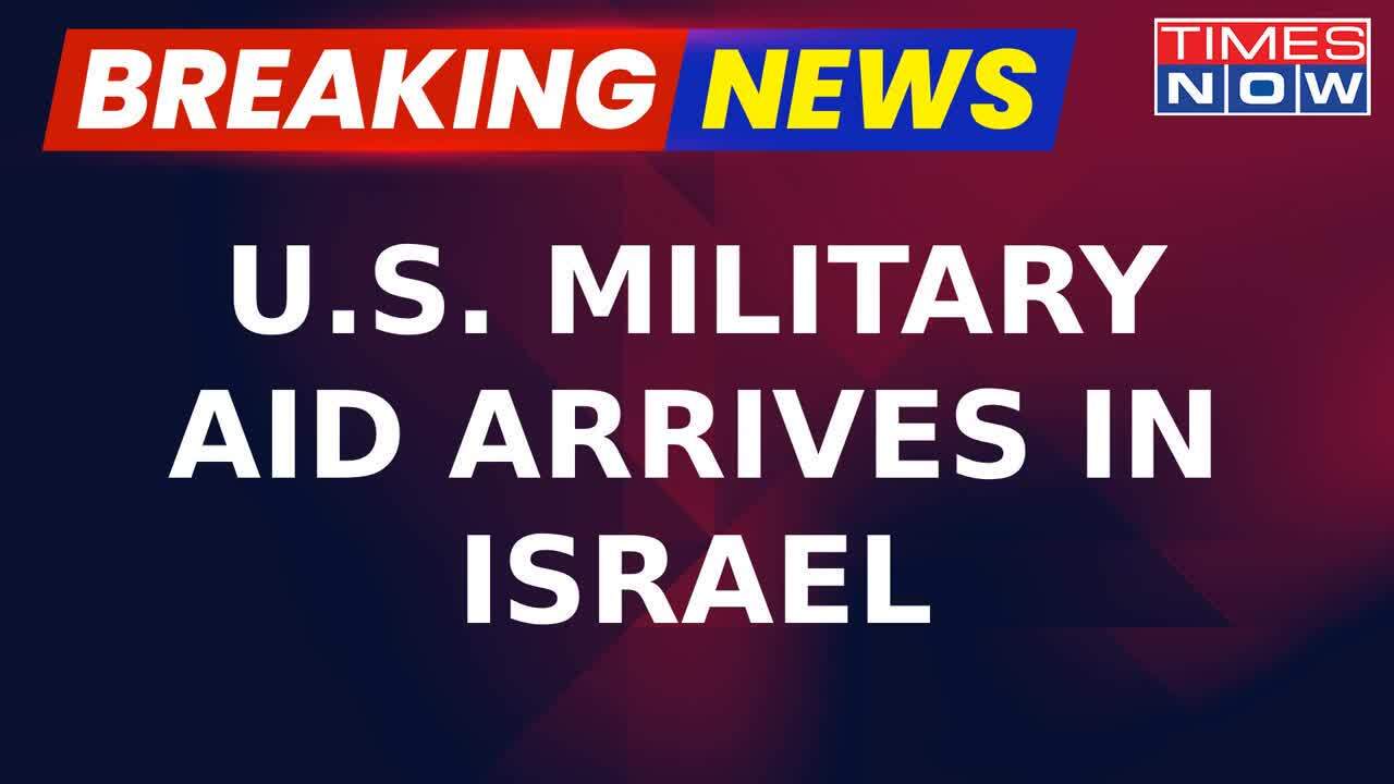 Breaking News | U.S. Military Aid Arrives In Israel: Cargo Plane With ...