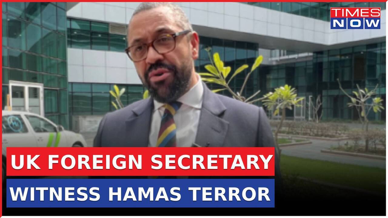 UK Foreign Secy Runs For Cover As Hamas' Rockets Fly Past | Witnessed ...