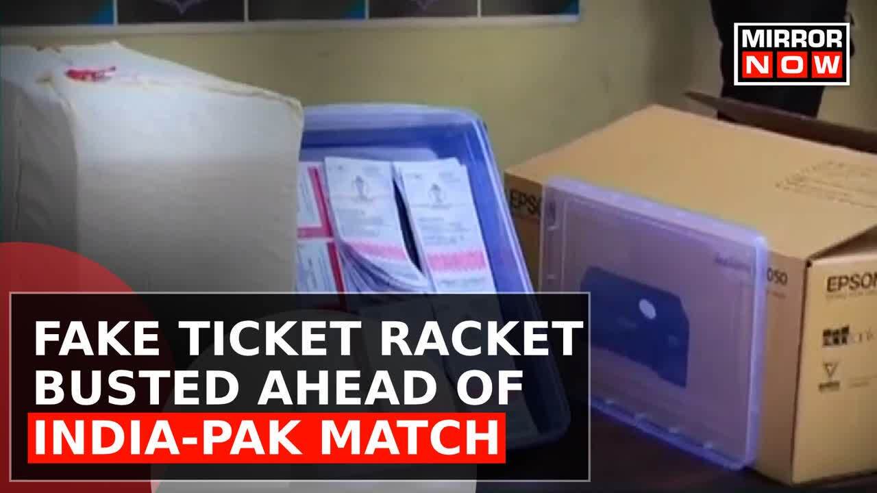 Ahmedabad Crime Branch Nabs Fake Ticket Racket Before India-Pakistan ...