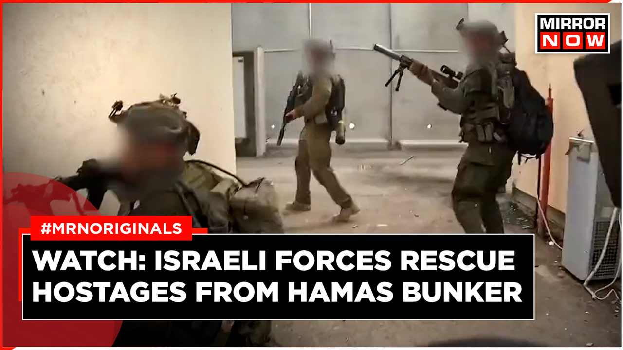 Israel Hamas War | Israeli Forces Storm Hamas Bunker, Rescue Hostages ...