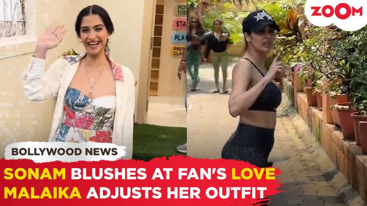 Sonam 's Heartwarming Fan Encounter | Malaika Arora Adjusts Her Outfit ...