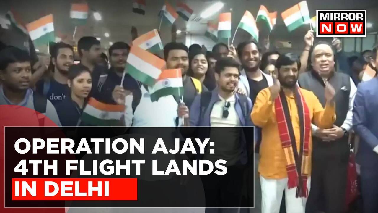 Operation Ajay | 4th Successful Flight Lands In Delhi | Safely ...