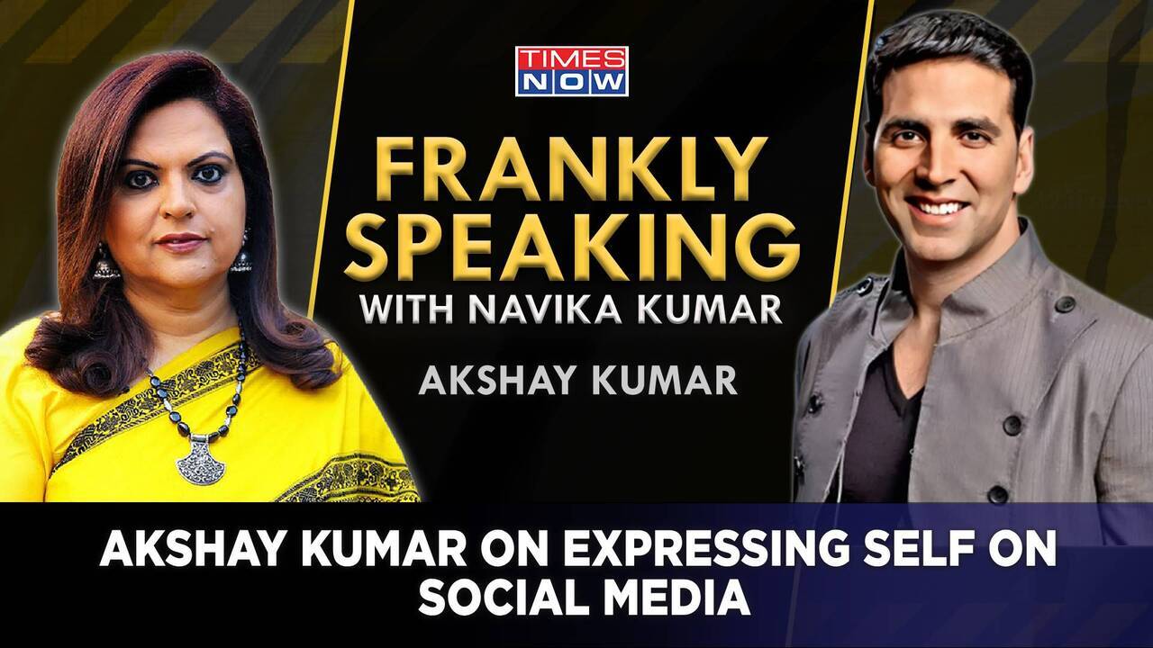 Bollywood Star Akshay Kumar Opens Up On Social Media's Impact | Frankly Speaking | Navika Kumar ...