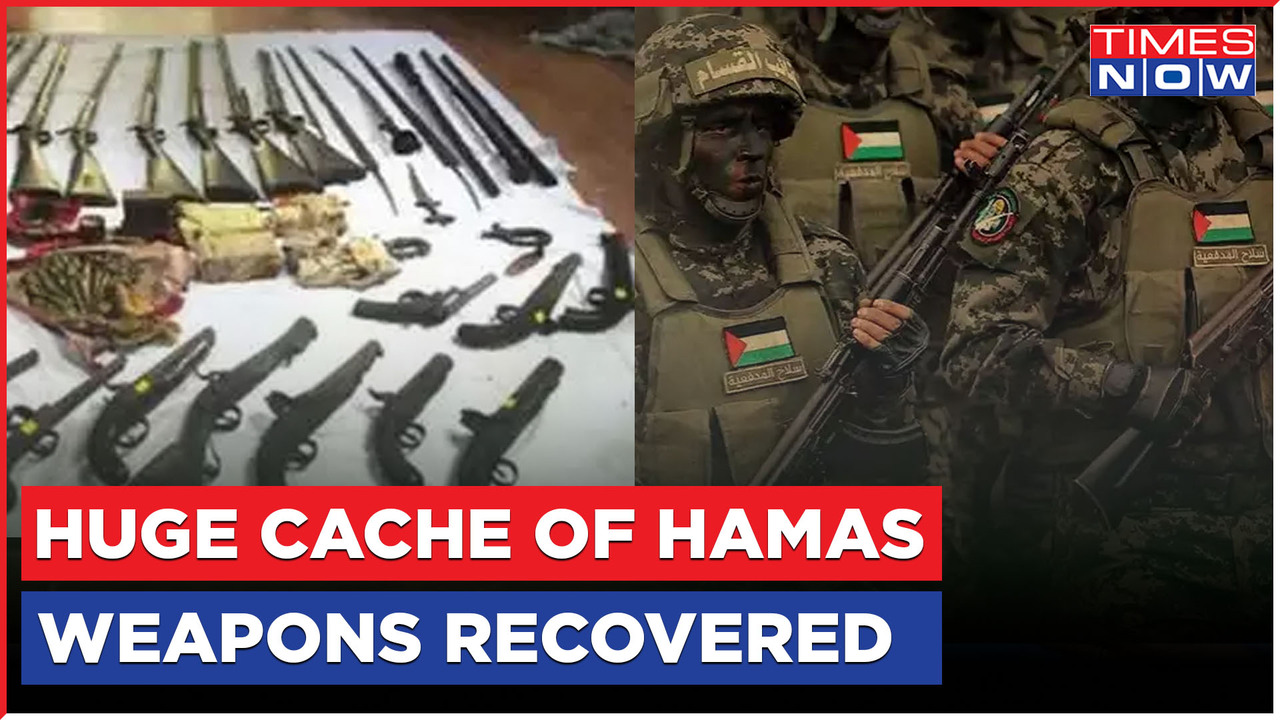 Huge Cache Of Hamas Weapons Recovered; Israel Releases Video Of Seized ...