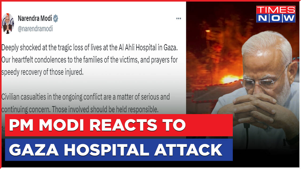 PM Modi Condemns Gaza Hospital Attack, Sends This Message To Those ...