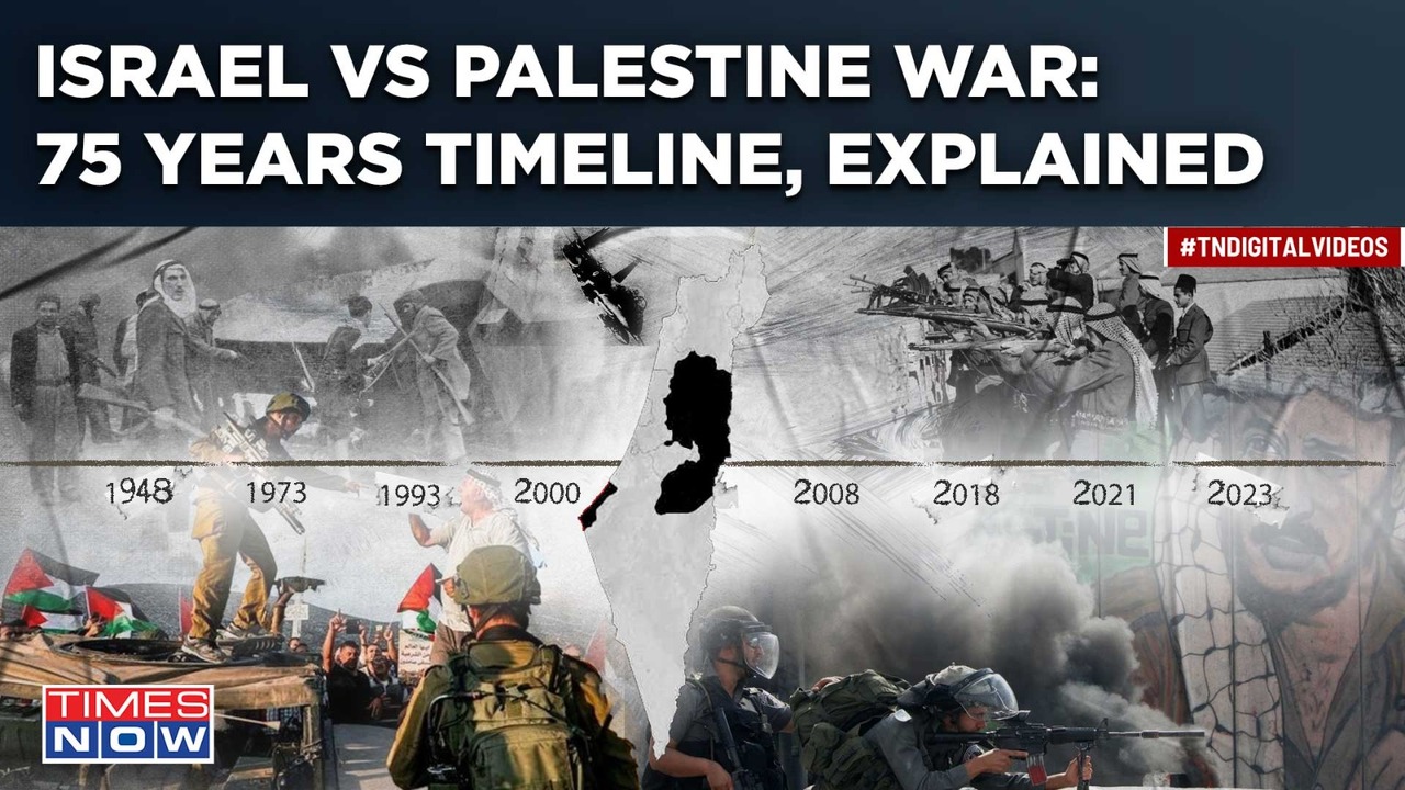 How Israel Vs Palestine History Shaped West Asia| 75 Years Of War ...