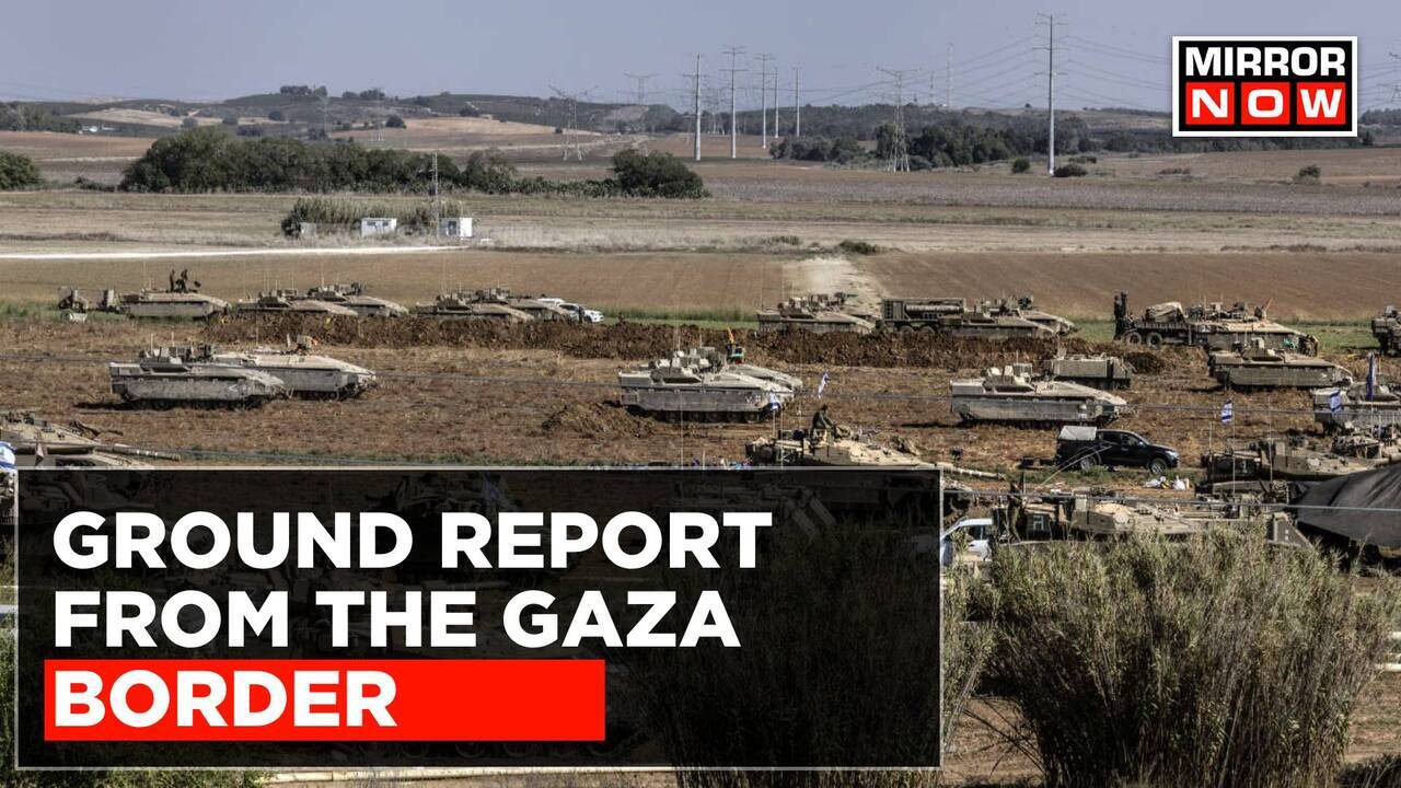 Ground Report From The Gaza Border, Trenches And Artillery Guns ...