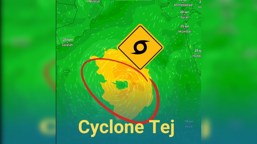 Cyclone Tej Highlights: Severe Cyclonic Storm to Form Today; Mumbai ...