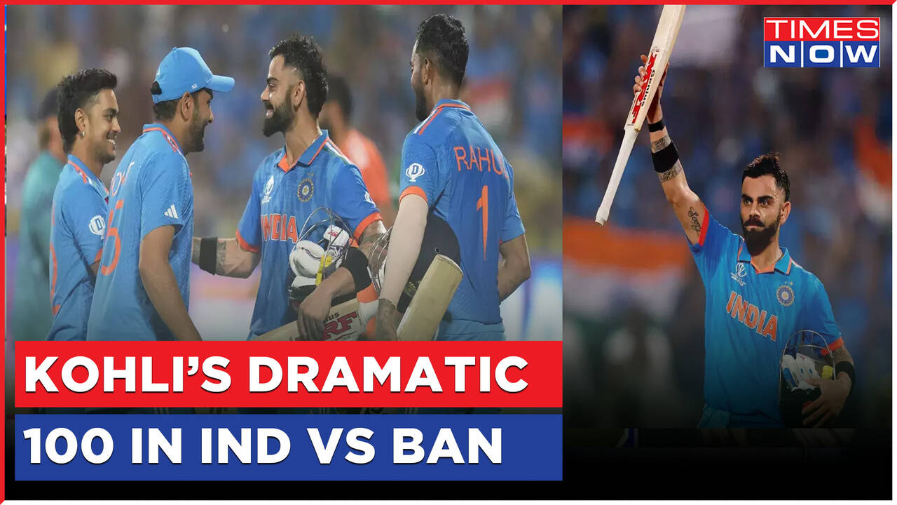 India Defeats Bangladesh By 7 Wickets, Virat Kohli Makes Dramatic ...