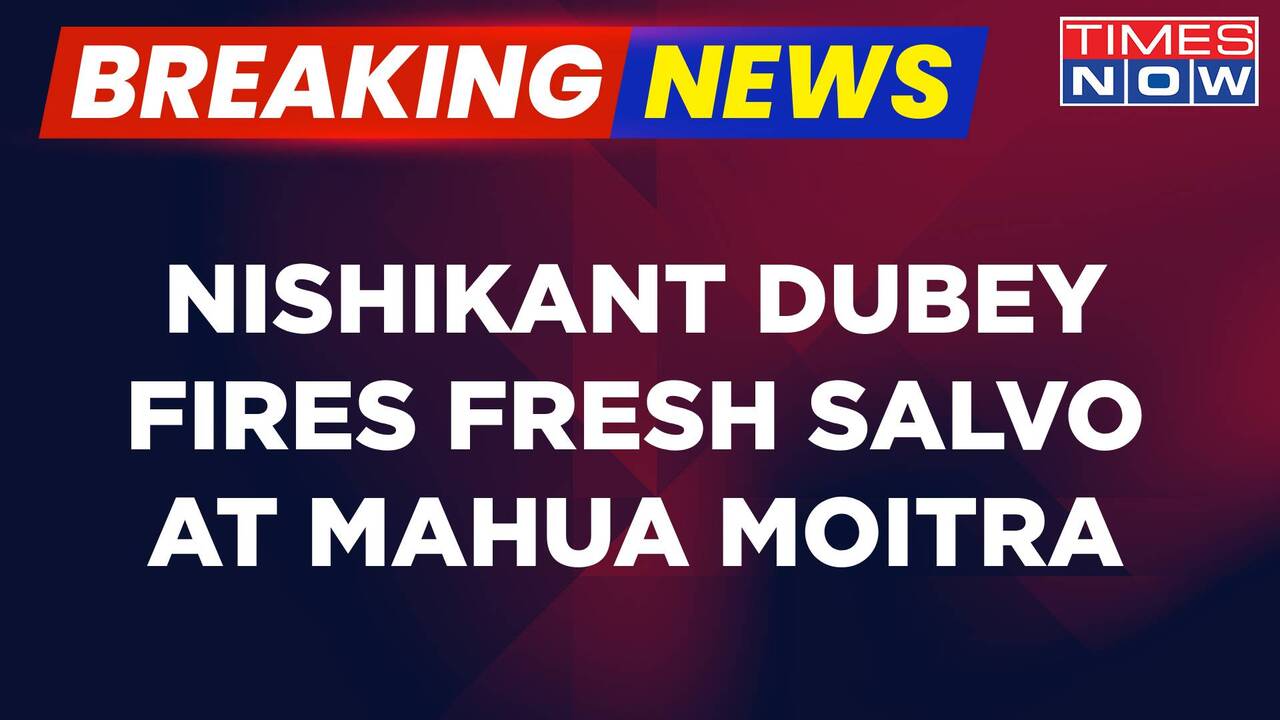 Breaking News | MP Nishikant Dubey Fires Fresh Salvo At TMC MP Mahua Moitra On Cash For Query ...