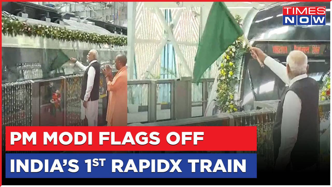 Wait Is Over! India Gets 1st RapidX Train | PM Modi Flags Off NaMo ...