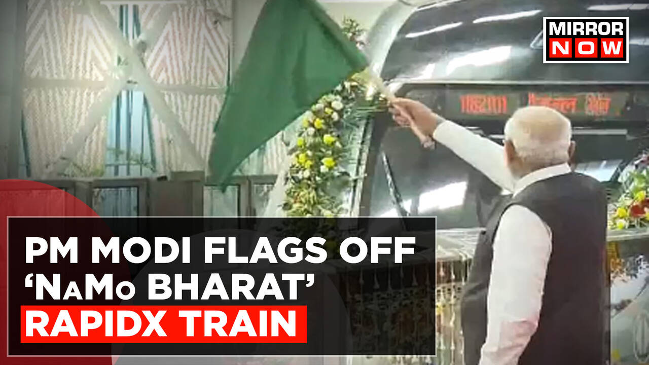 Prime Minister Narendra Modi Inaugurates India's 1st RapidX Train 'NaMo ...