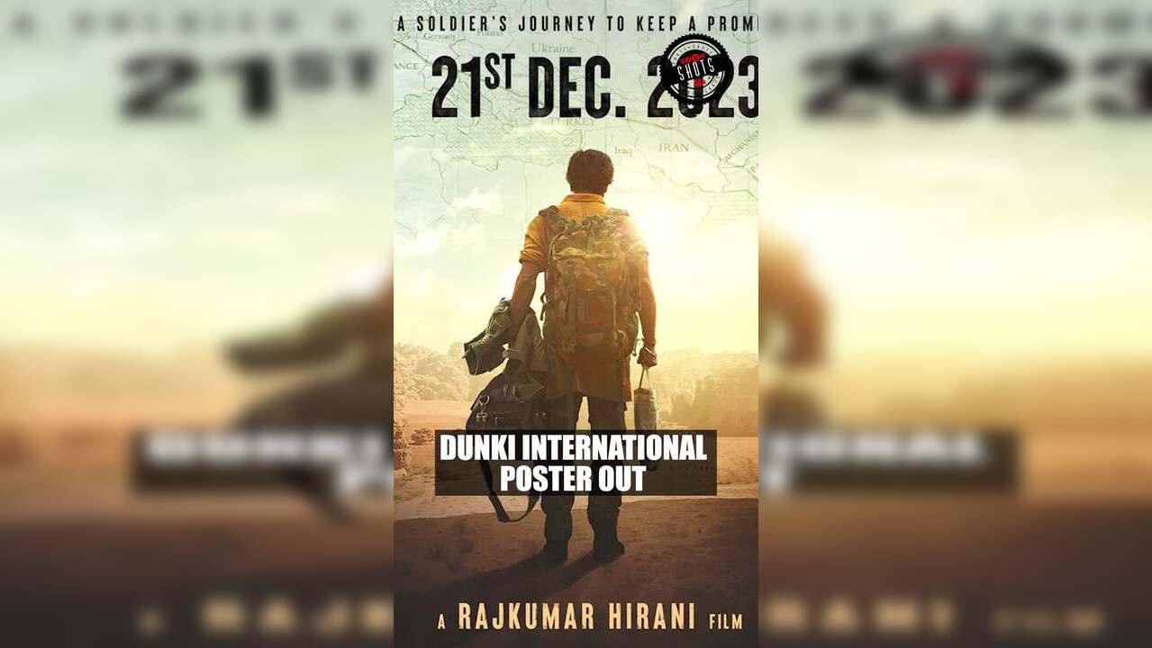 Shah Rukh Khan's film Dunki's worldwide poster released! #shorts #bollywood