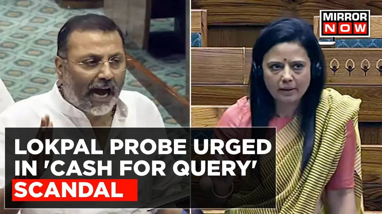 Nishikant Dubey Urges Lokpal Investigation Into 'Cash For Query' Scandal Involving Mahua Moitra ...