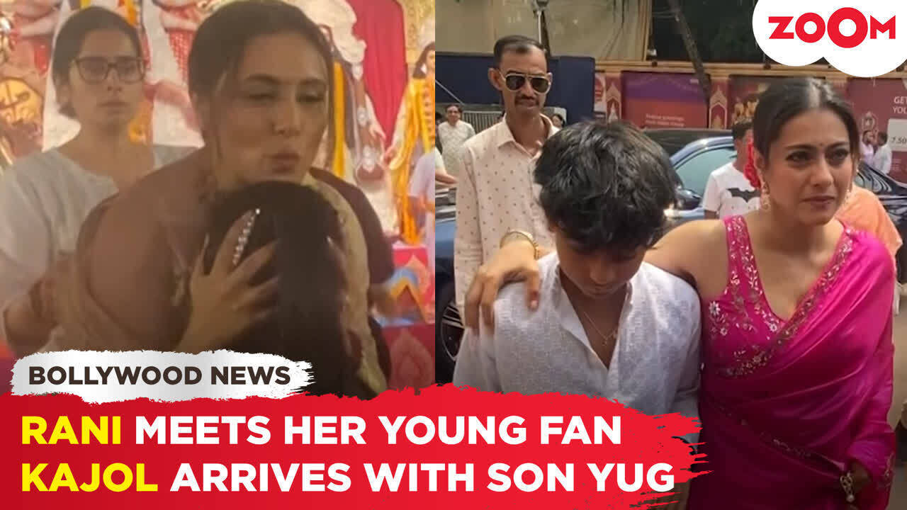 Rani Mukerji's CUTE gesture for young fan | Kajol brings son Yug with ...