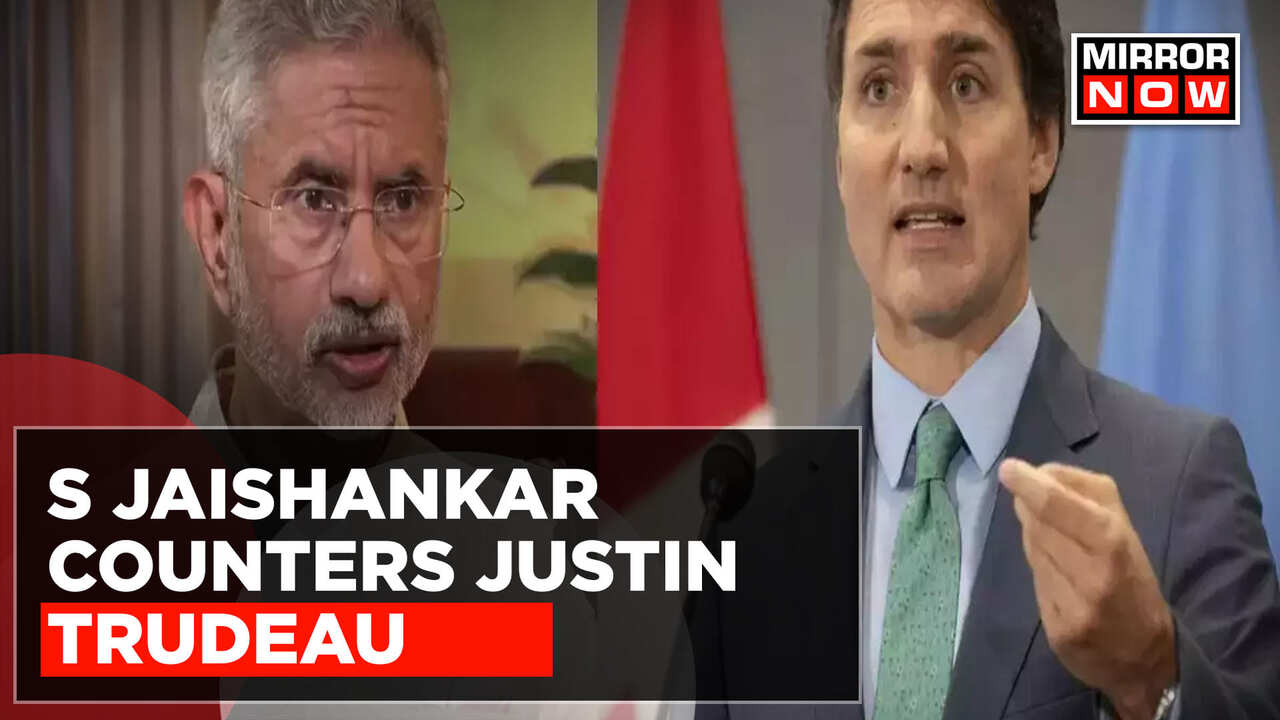 EAM S Jaishankar Counters Justin Trudeau's Charge, Says 'We Had To ... EAM S Jaishankar Counters Justin Trudeau's Charge, Says 'We Had To ...