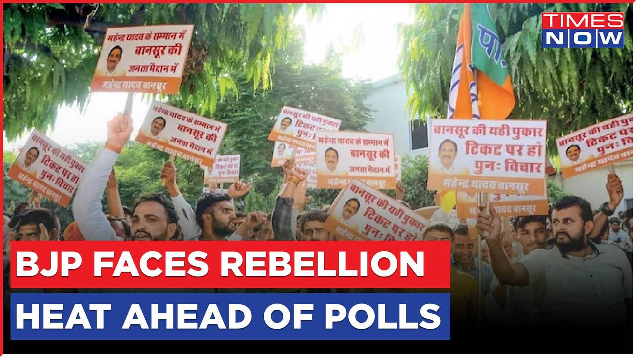 BJP Faces Backlash Over Ticket Distribution In Poll-Bound States Of M.P ...