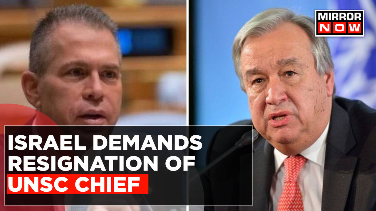 Israel Calls For Resignation Of UN Chief Over Remarks On Action In Gaza ...