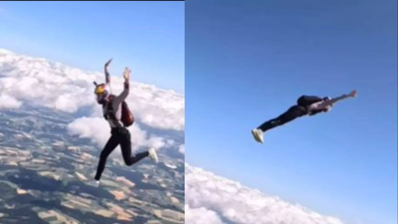 Woman's Stunning Gymnastic Moves Mid-Air Goes Viral | Watch Video ...