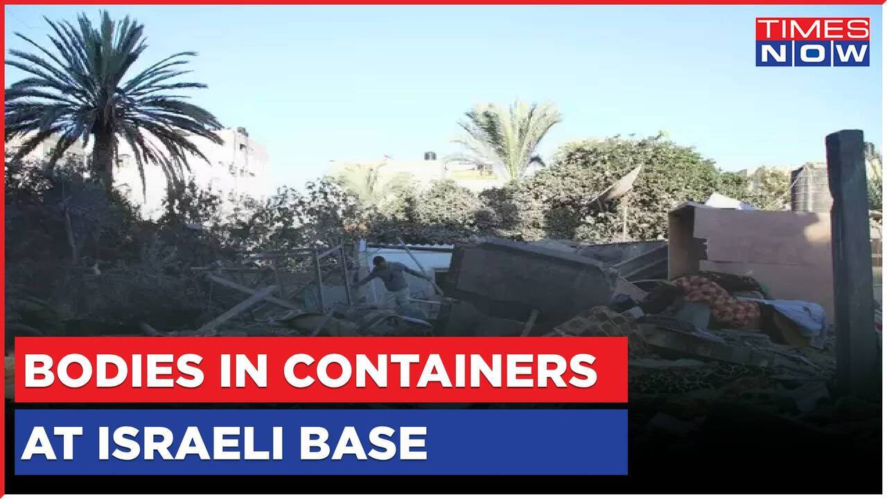 Times Network Ground Report: Bodies In Containers At Israeli Base ...