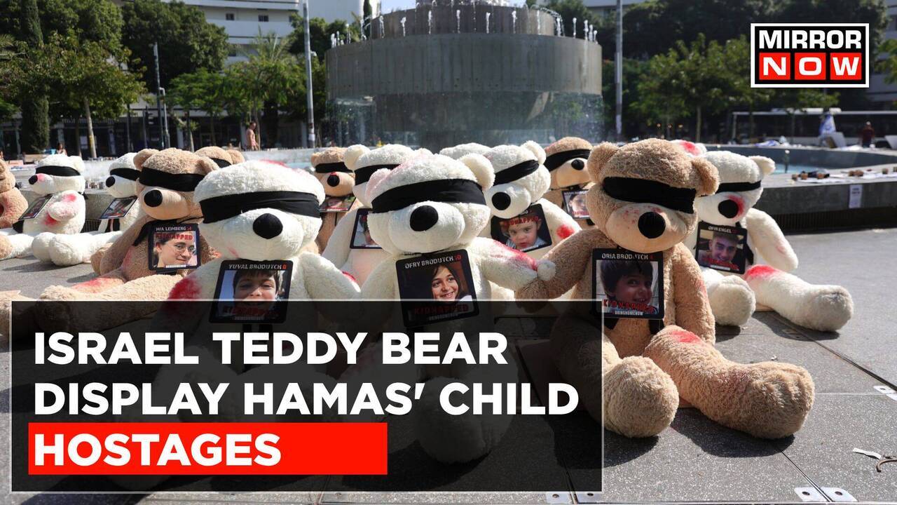 Ground Report: Blindfolded Teddy Bears Hold Pictures Of Children Taken ...