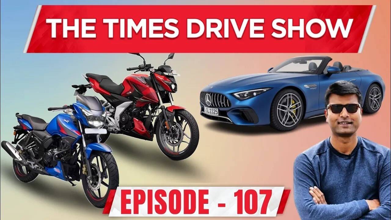 Mercedes-Benz SL 55 4Matic, Apache RTR 160 2V, Pulsar P 150 | The Times Drive Show | Times Now